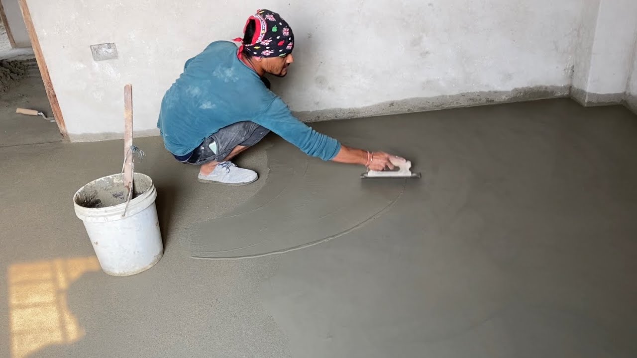 Flooring Techniques_8×2 Tiles Flooring Installation with Living Room ...