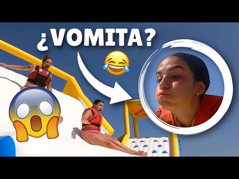 ¡VAMOS A COLCHONETAS ACUÁTICAS Y PASA ESTO! ¿QUÉ LE PASA A ANDREA? 😯😂 *NOS DIVERTIMOS MUCHO*
