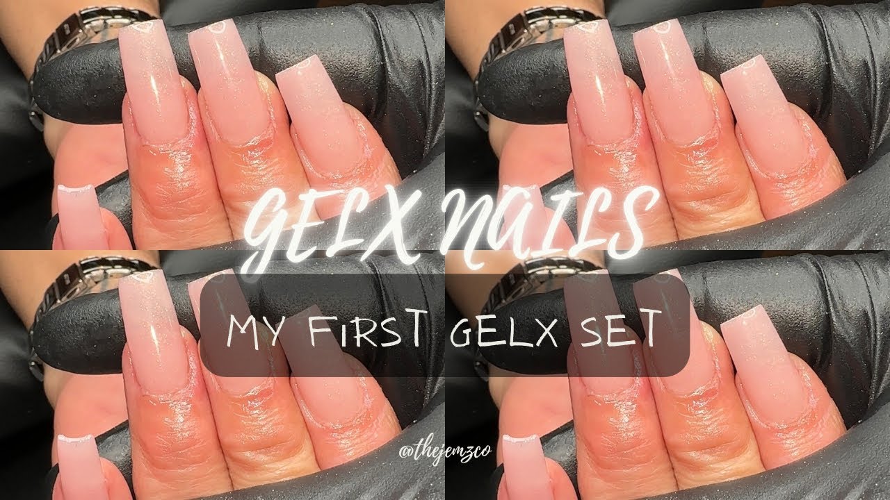 MY FIRST GELX SET | USING APRÉS EXTEND NOVICE GEL | THE PRETTIEST PINK ...