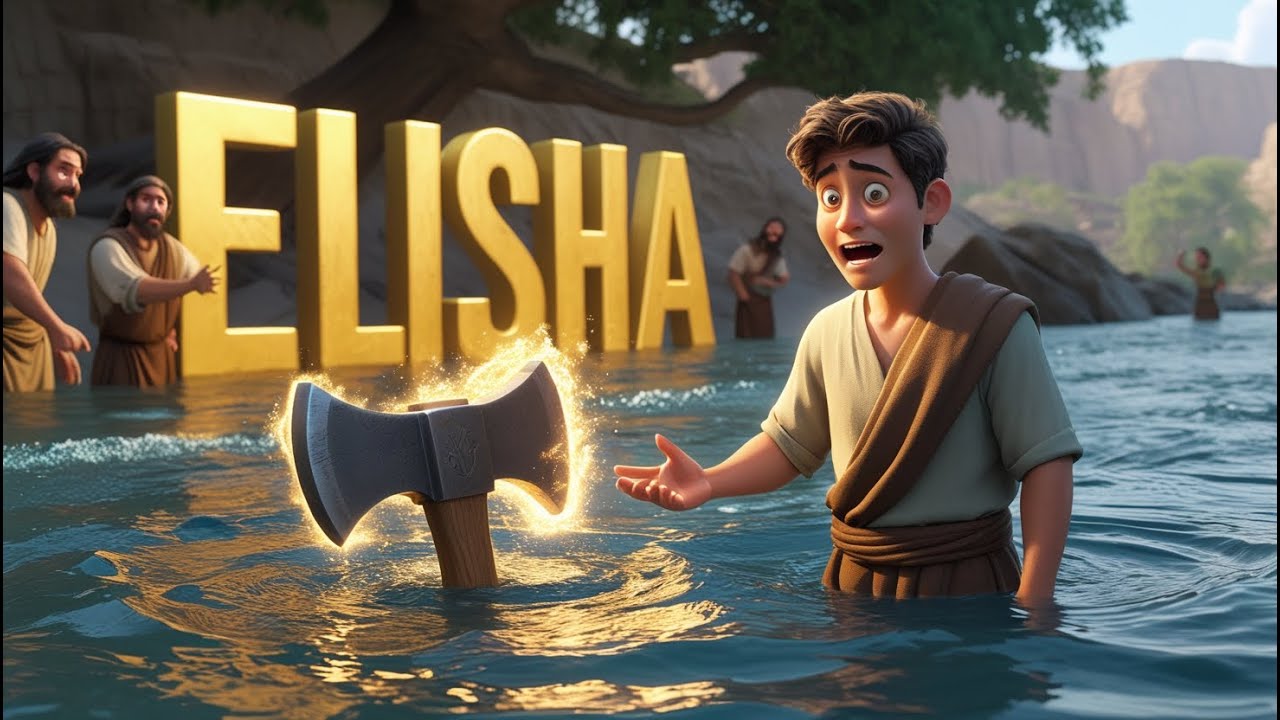 Elisha Made the Axe Head Float | Bible Story for Kids - YouTube