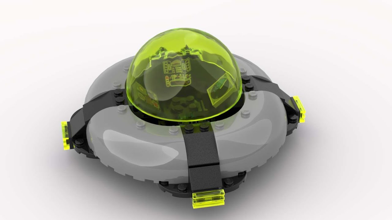 LEGO UFO Flying Saucer - LEGO MOCs - YouTube