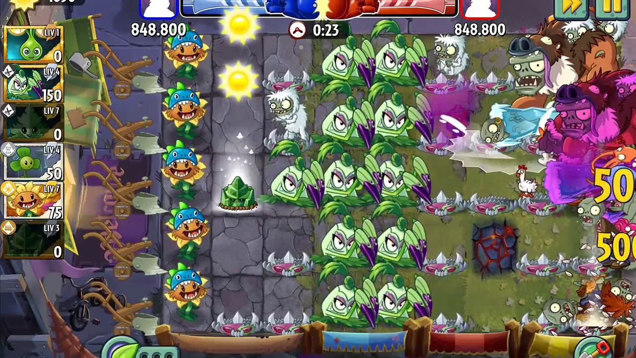 Plants Vs Zombies 2 Practice Room| Gold Bloom| Gameplay - YouTube