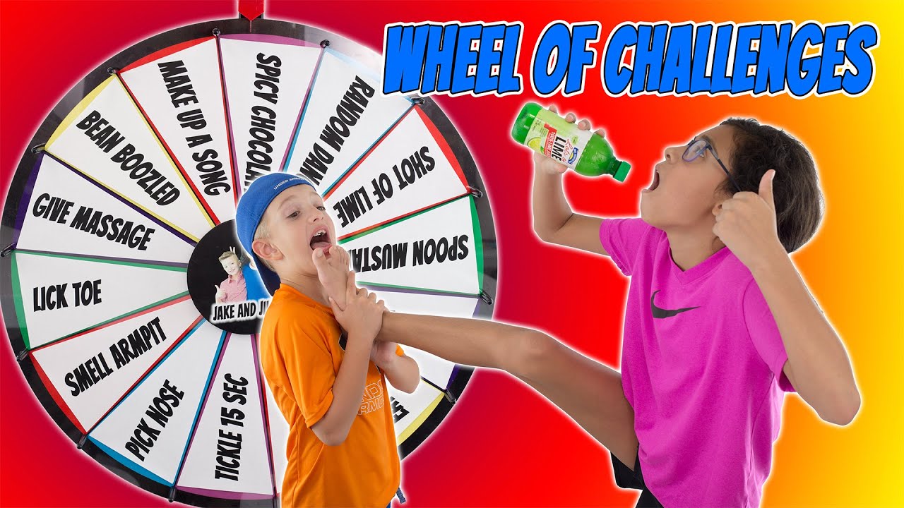 Wheel of Challenges - Videos for Kids - YouTube