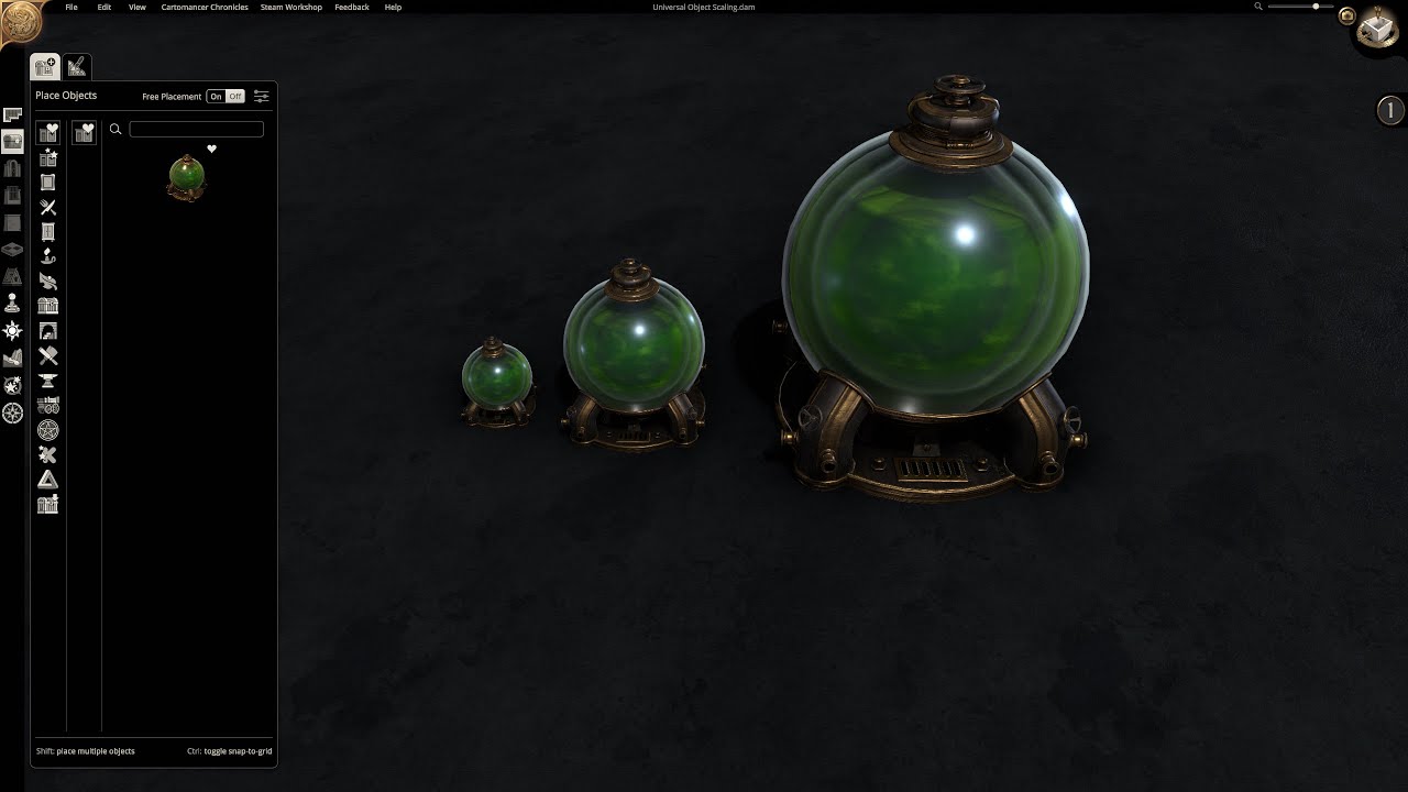 Universal Object Scaling #dungeonalchemist #dnd - YouTube
