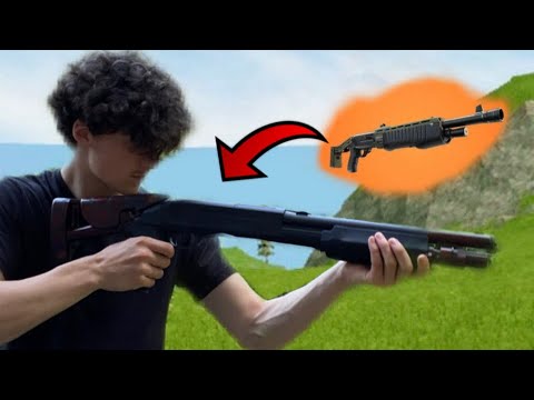 BUYING THE PUMP SHOTGUN FROM FORTNITE IRL - YouTube