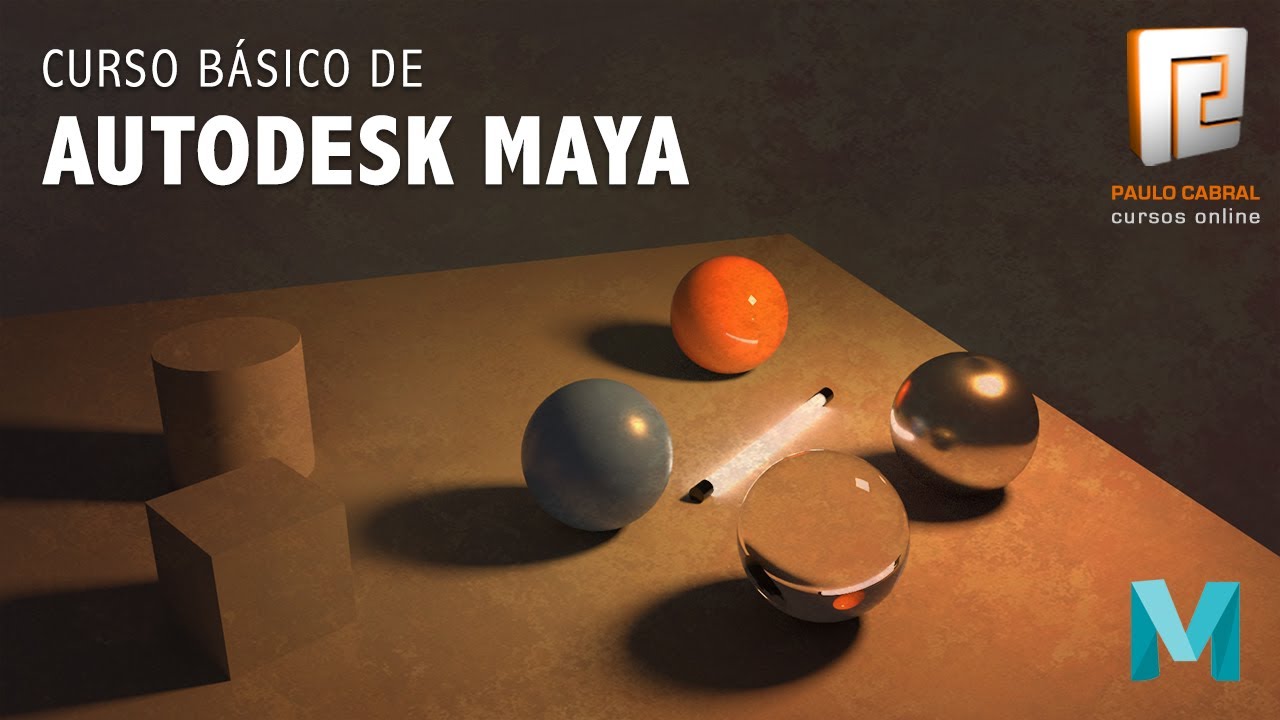 Curso Básico de Maya - Curso 3D Maya - Paulo Cabral - YouTube