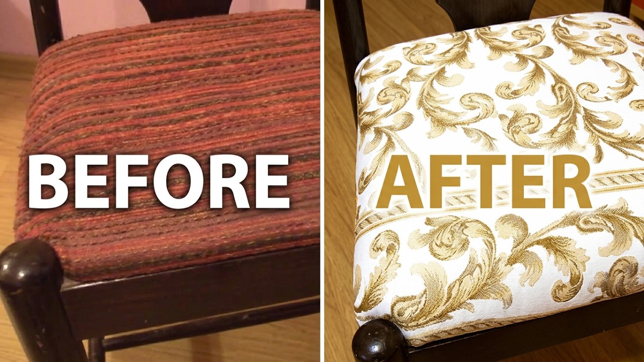 DIY How to Reupholster a Chair. Recover a Chair. Old Styles, New ...