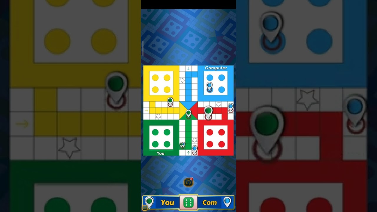 Ludo king Game play 2 Players || Big Tokens || Blue vs Green || #39 ...