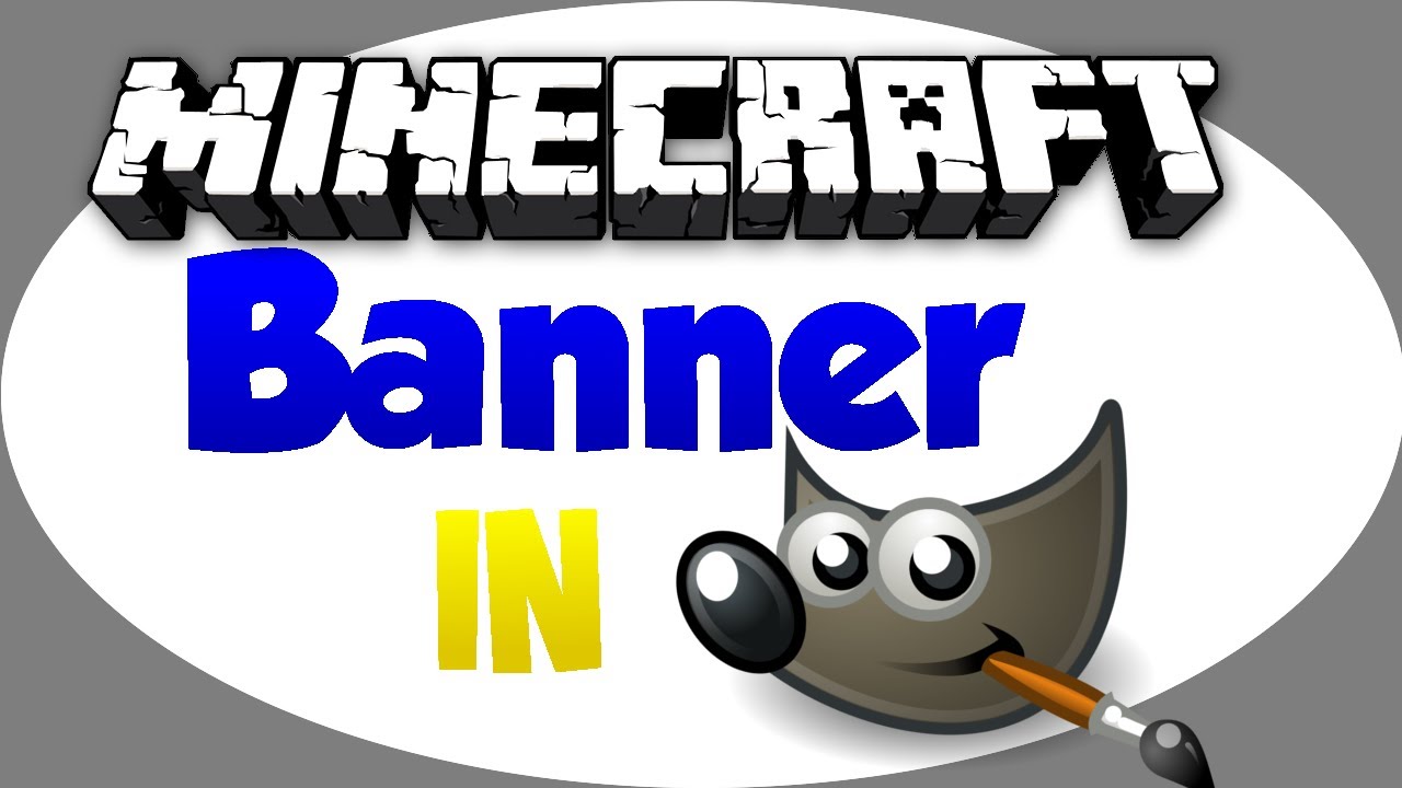 Minecraft Banner in Gimp (2.8) erstellen [Full HD] - YouTube