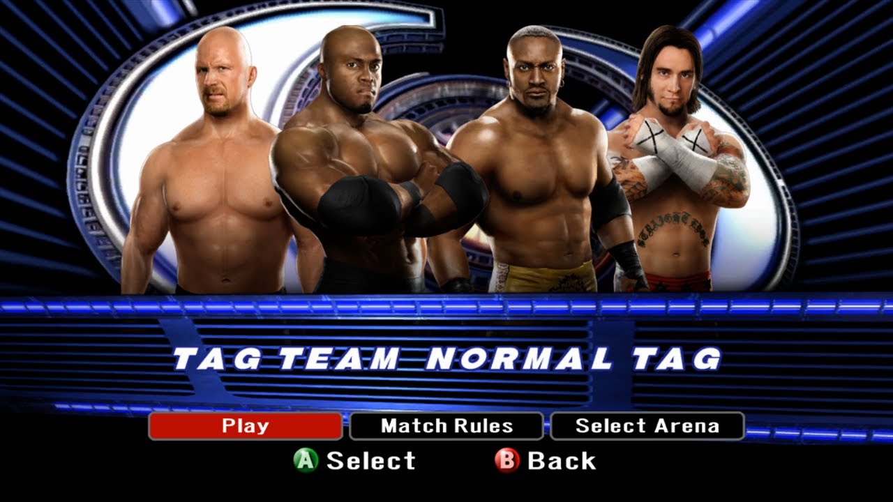 WWE SmackDown vs. RAW 2008 - Bobby Lashley & Steve Austin vs. Marcus ...