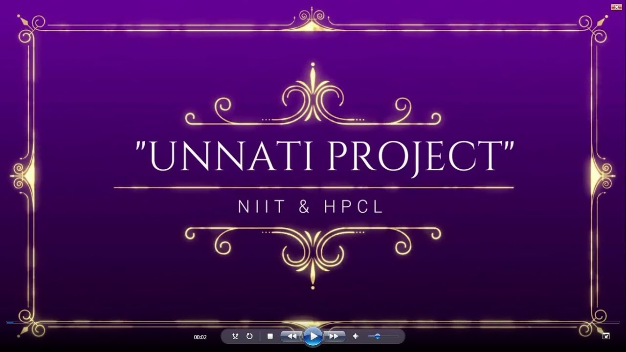 "UNNATI PROJECT" NIIT & HPCL PART-1 - YouTube