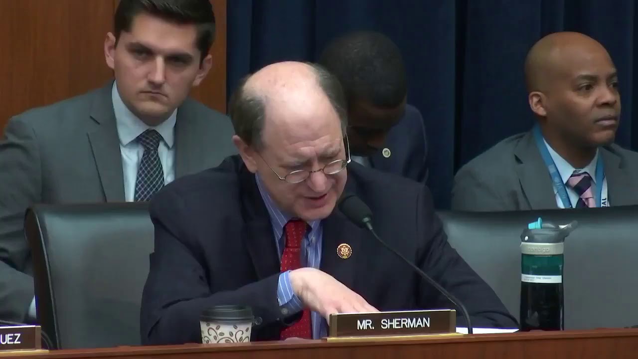 Rep Sherman & Co sounding really worried about the rise of ...