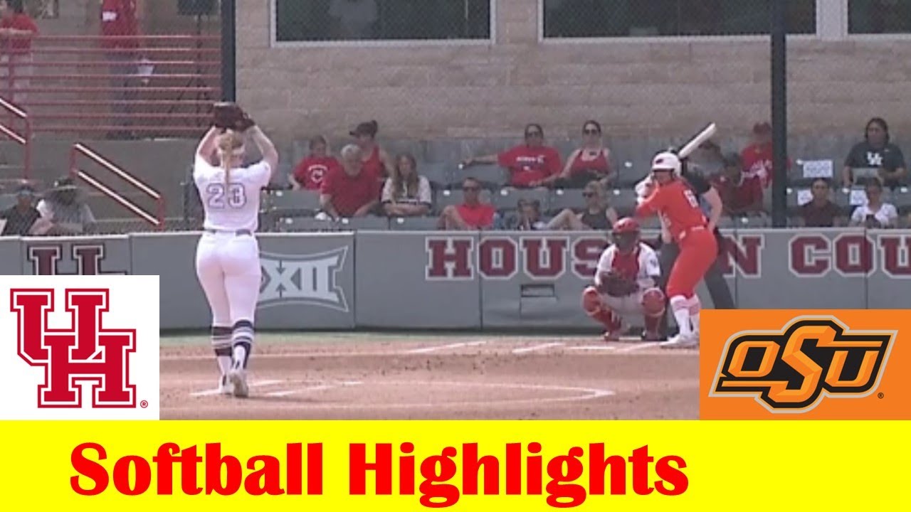 #6 Oklahoma State vs Houston Softball Game 3 Highlights, April 7 2024 ...