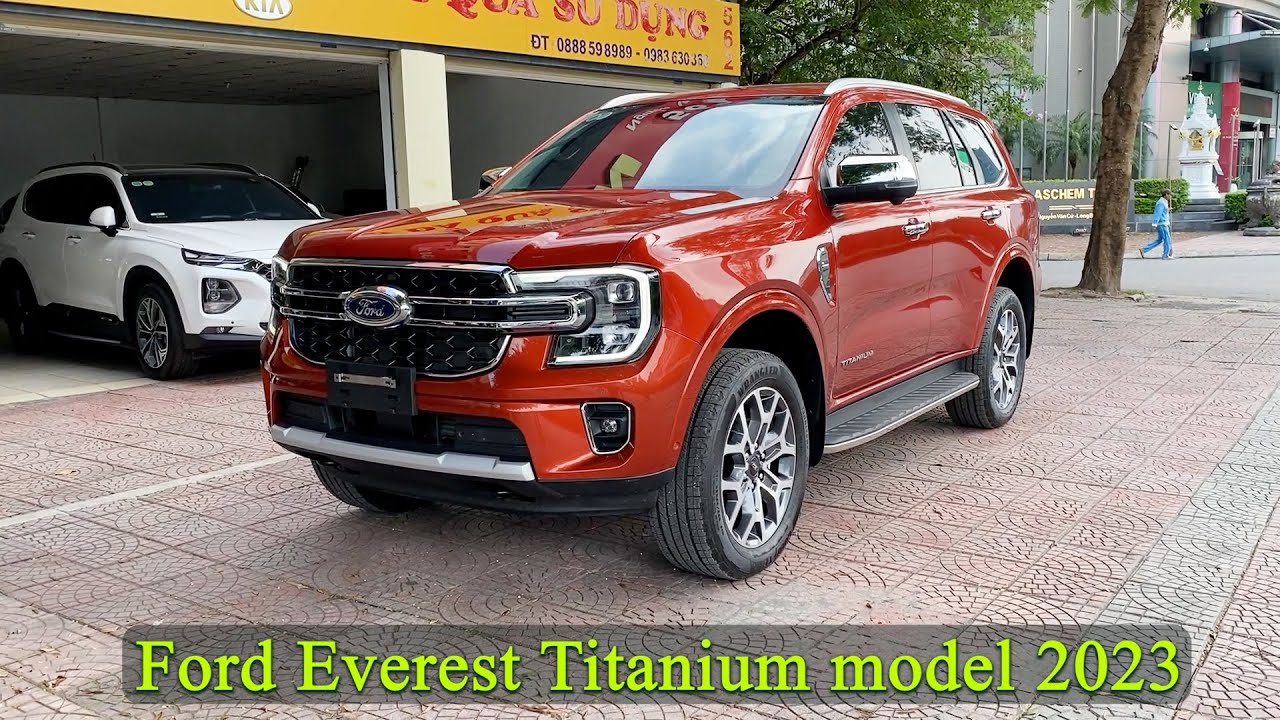 Ford Everest Titanium model 2023 xe ô tô cũ siêu lướt 7 chỗ - YouTube