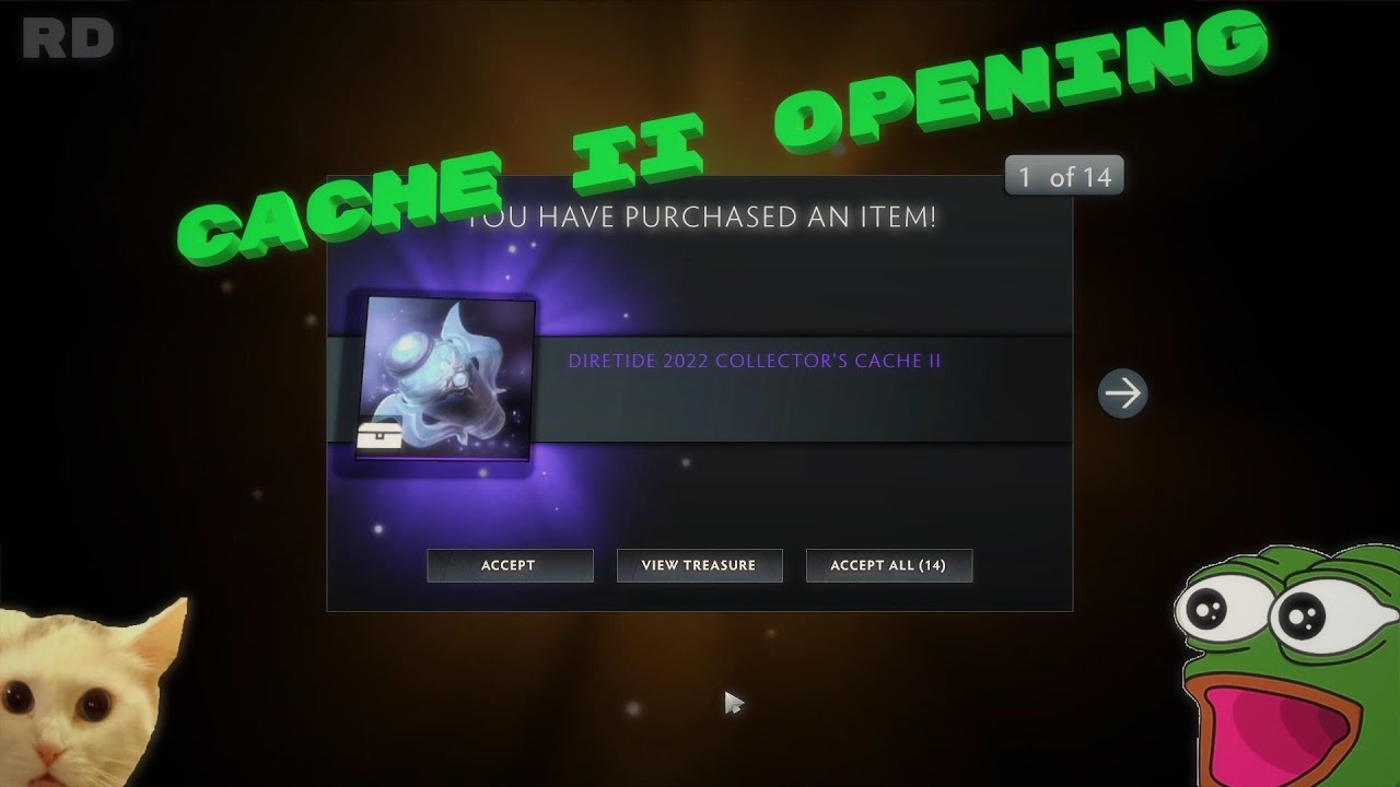 2022 Collectors Cache 2 CHEST OPENING - 14 Chests and more? #dota2 ...