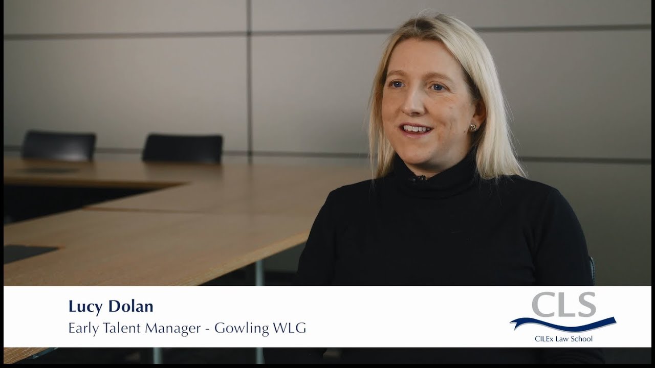 Lucy Dolan, Early Talent Manager, talks about Gowling WLG's ...