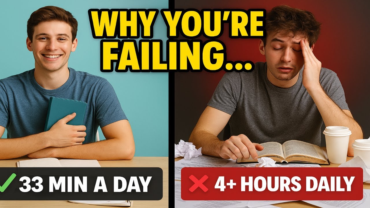 Why You're Studying Too Much and Still Failing | Study Smarter, Not ...