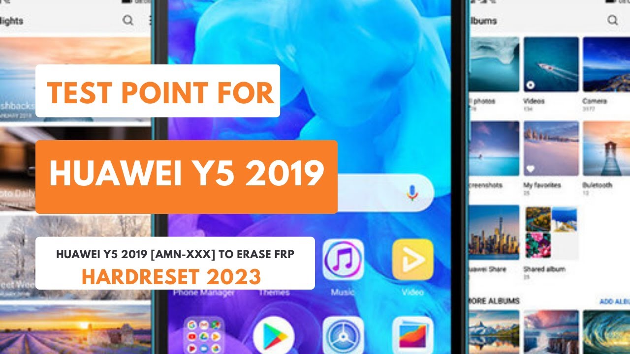 TEST POINT FOR HUAWEI Y5 2019|AMN-XXX| TO ERASE|REMOVE| HARDRESET 2023 ...