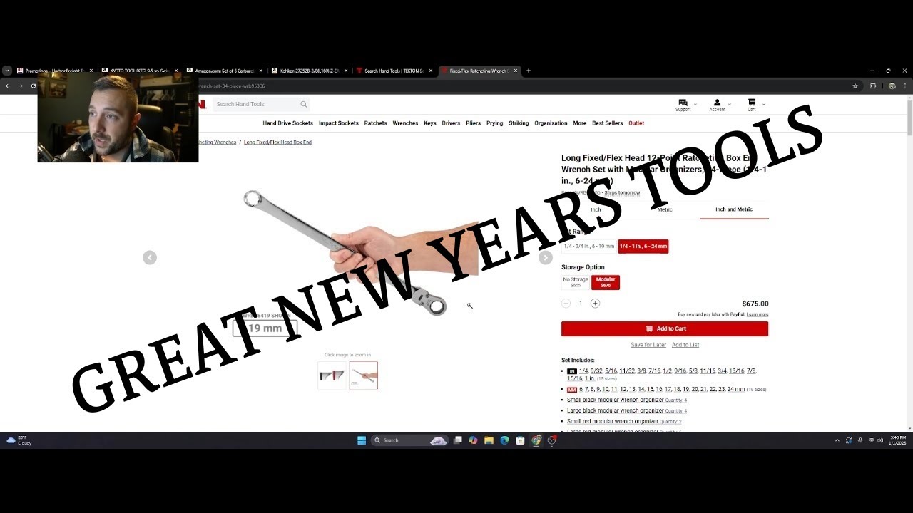 Good New Years Tools! Tool Deals 1/1/2025 - YouTube