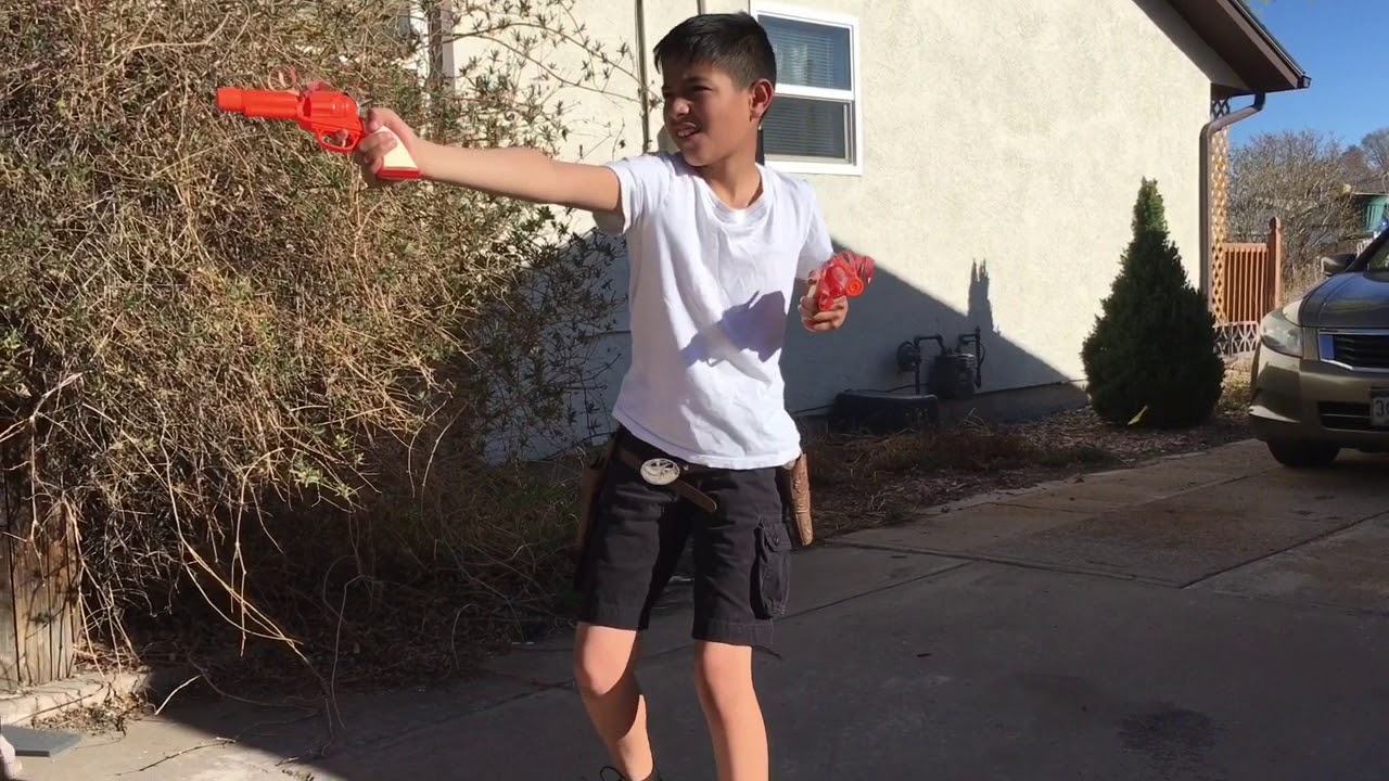 legends of the wild west cap gun - YouTube