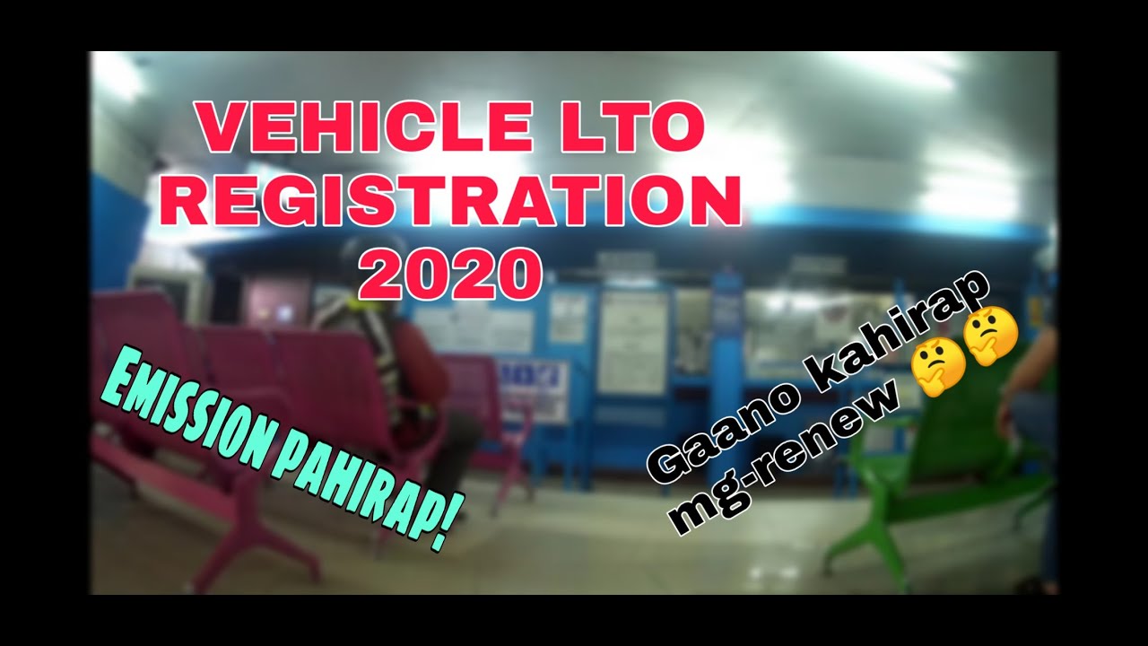 OR/CR LTO REGISTRATION / COUNTER FLOW PA MORE - YouTube