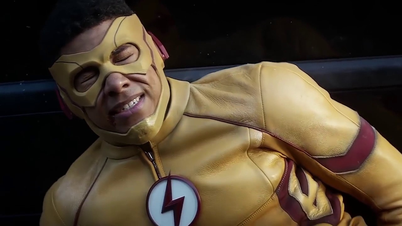 The Flash 3x15 Savitar Attacks Kid Flash - Part #3 (4K ULTRA HD) - YouTube