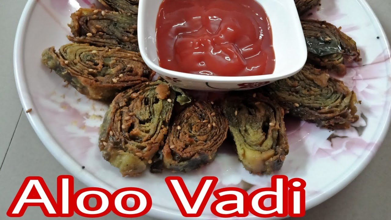 How to make Aloo Vadi / आलु वडि / world best snack / Indian snack ...