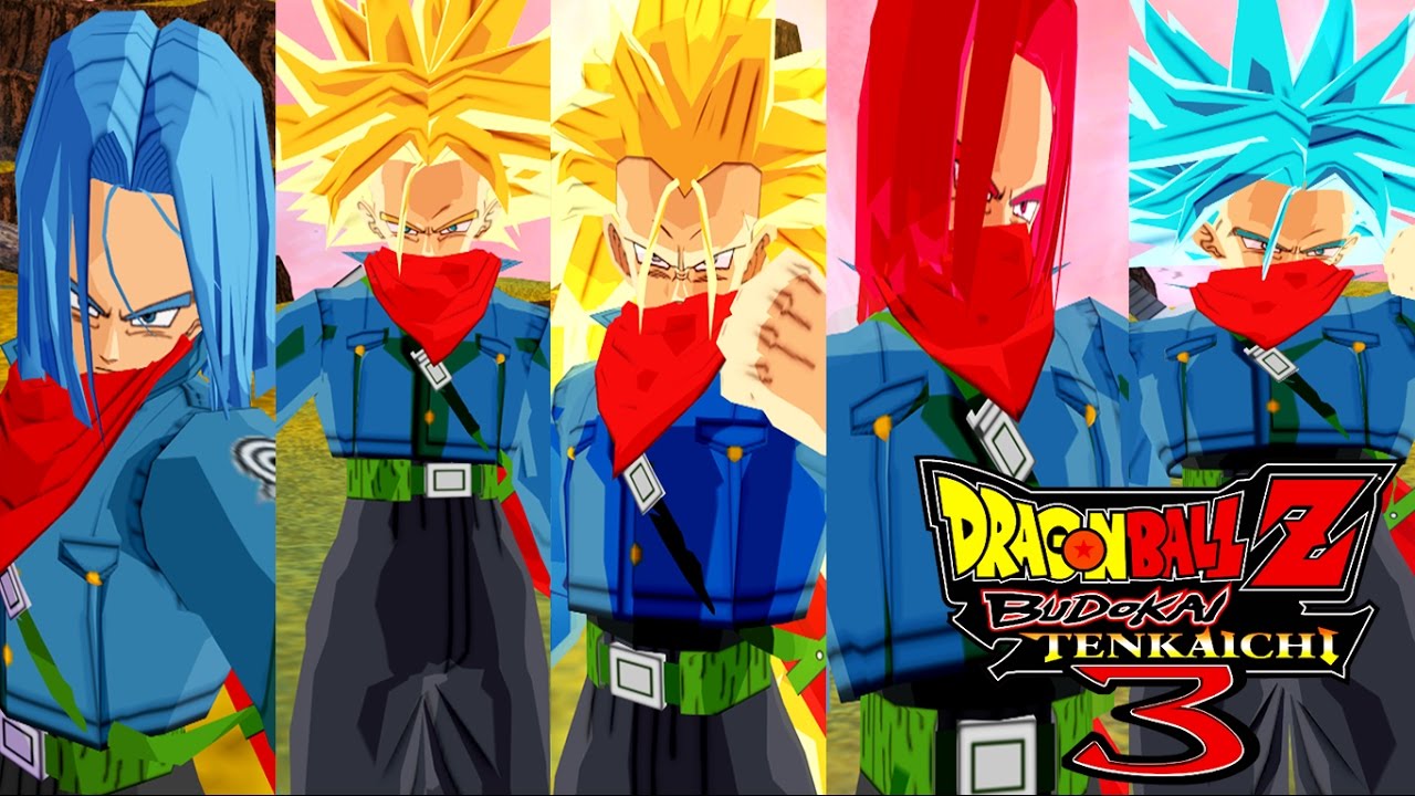 Trunks DB Super Long Hair SSJ,SSJ3,SSJGod and SSJBlue - Dragon Ball Z ...