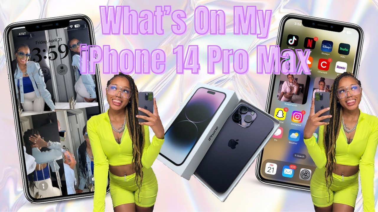 What’s On My iPhone 14 Pro Max 💜 | Apps For Influencers & Content ...