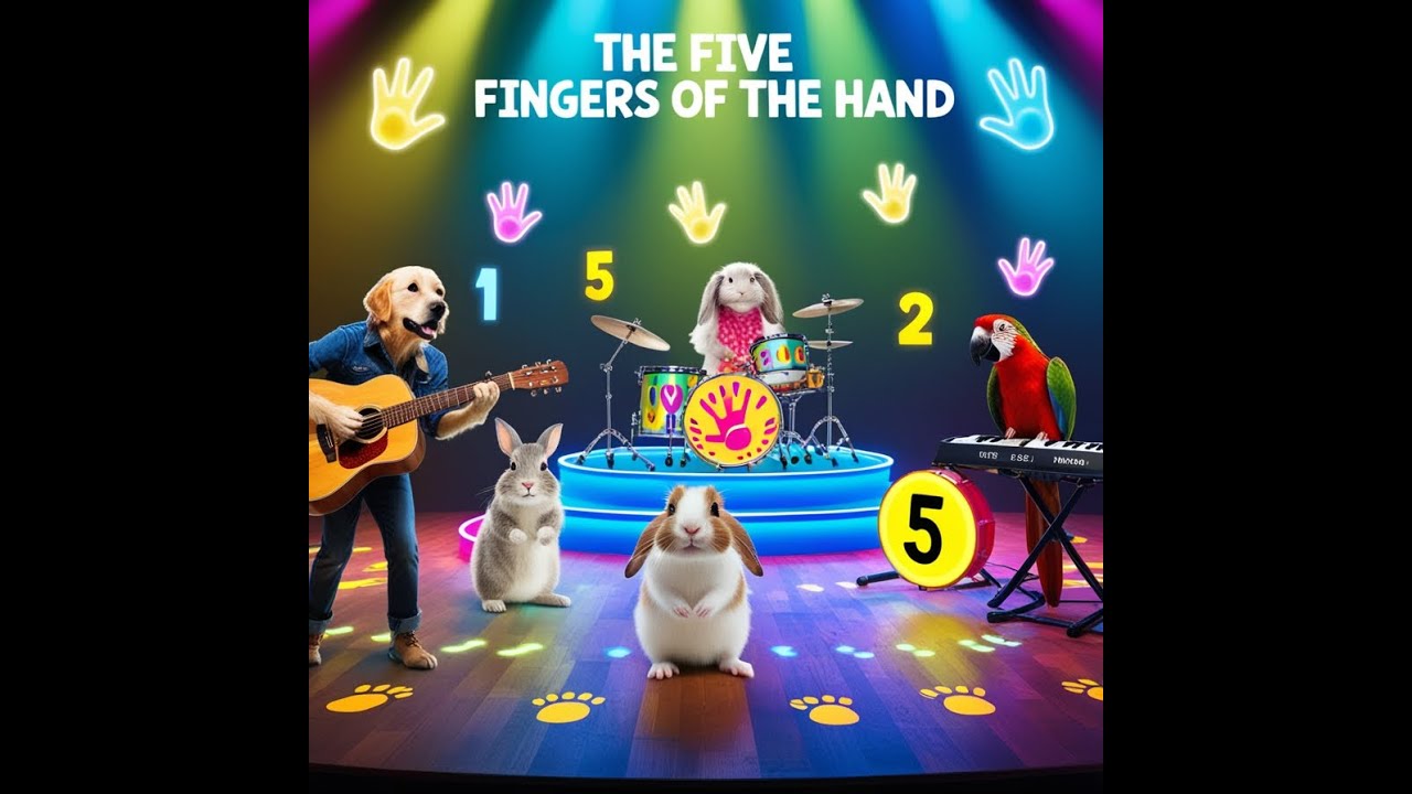 Learn Your Hand Fingers by Singing! Fun & Educational Kids Music Video ...