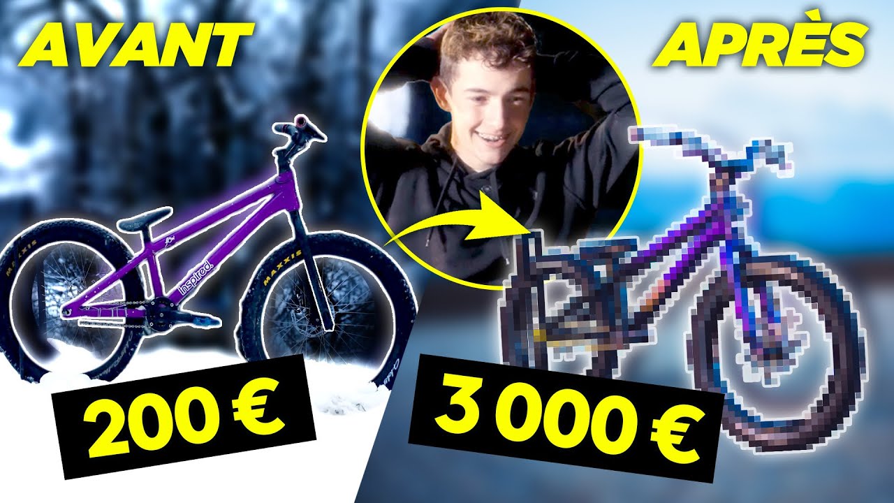 PIMP MY BIKE #10 : On lui transforme son vieux vélo en STREET TRIAL de ...