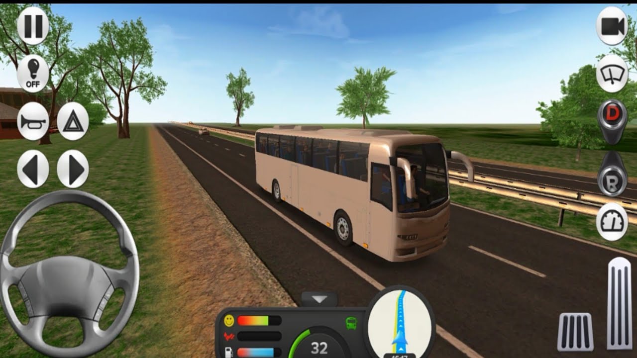 coach bus simulator gameplay | public transport simulator | android ...