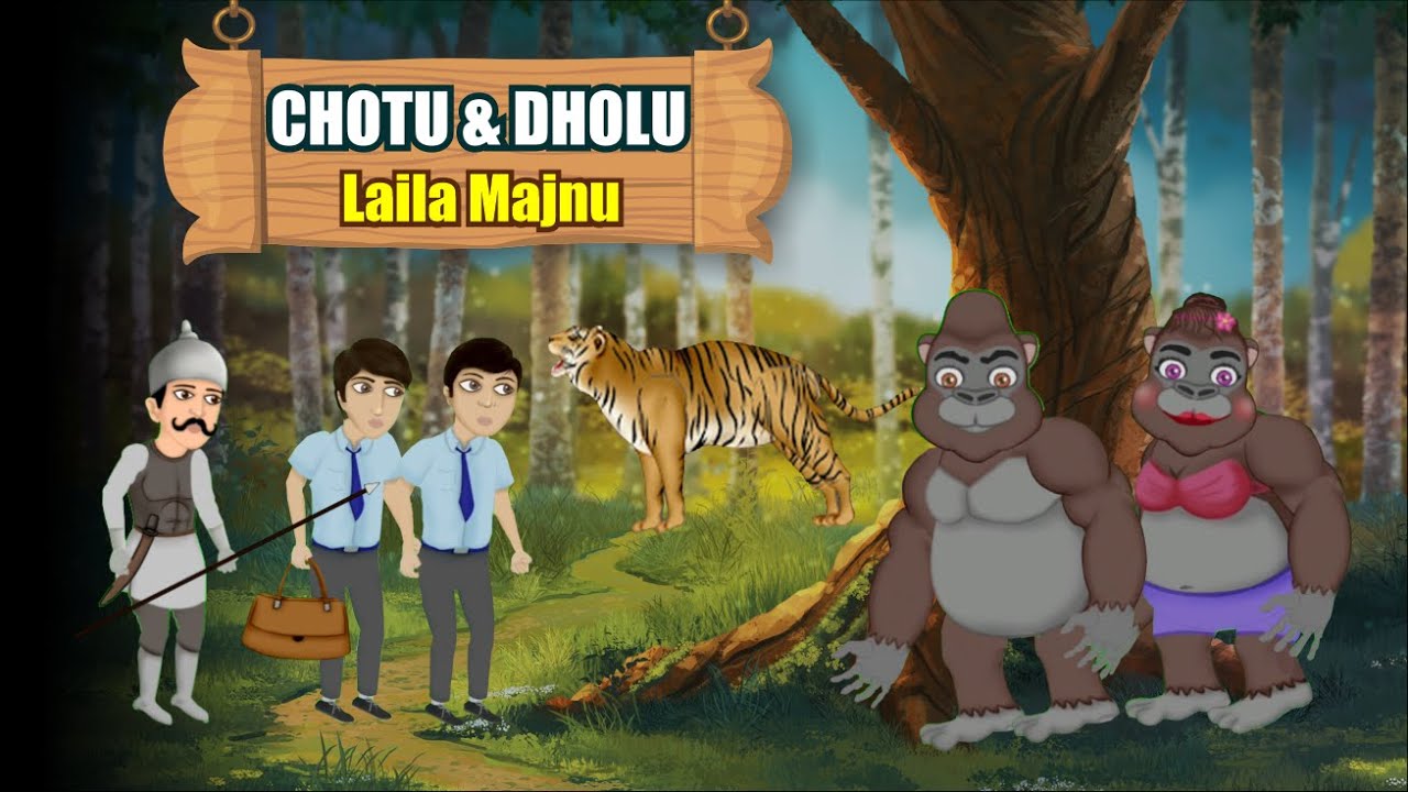 Laila Majnu | chotu aur Dholu Cartoon | Kids Cartoons | Urdu/Hindi ...