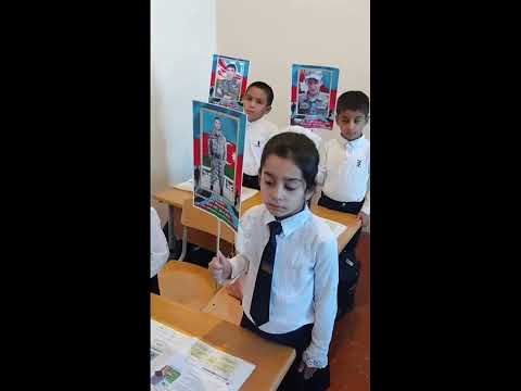 Ağdam 3 saylı tam orta məktəb 2 ci sinif şagirdləri 27 sentyabr ANİM GÜNÜ