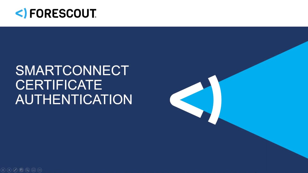 How To: Forescout SmartConnect - Certificate Authentication - YouTube