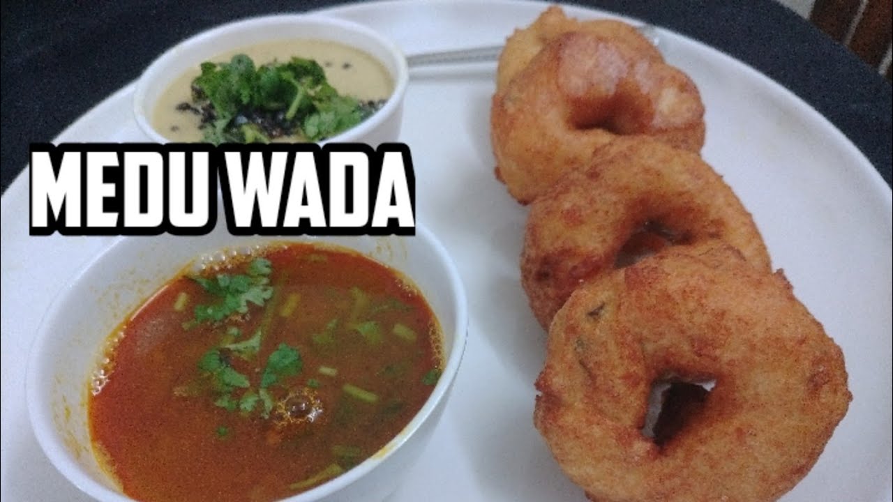Medu wada | मेदू वडा | tasty South Indian snack - YouTube