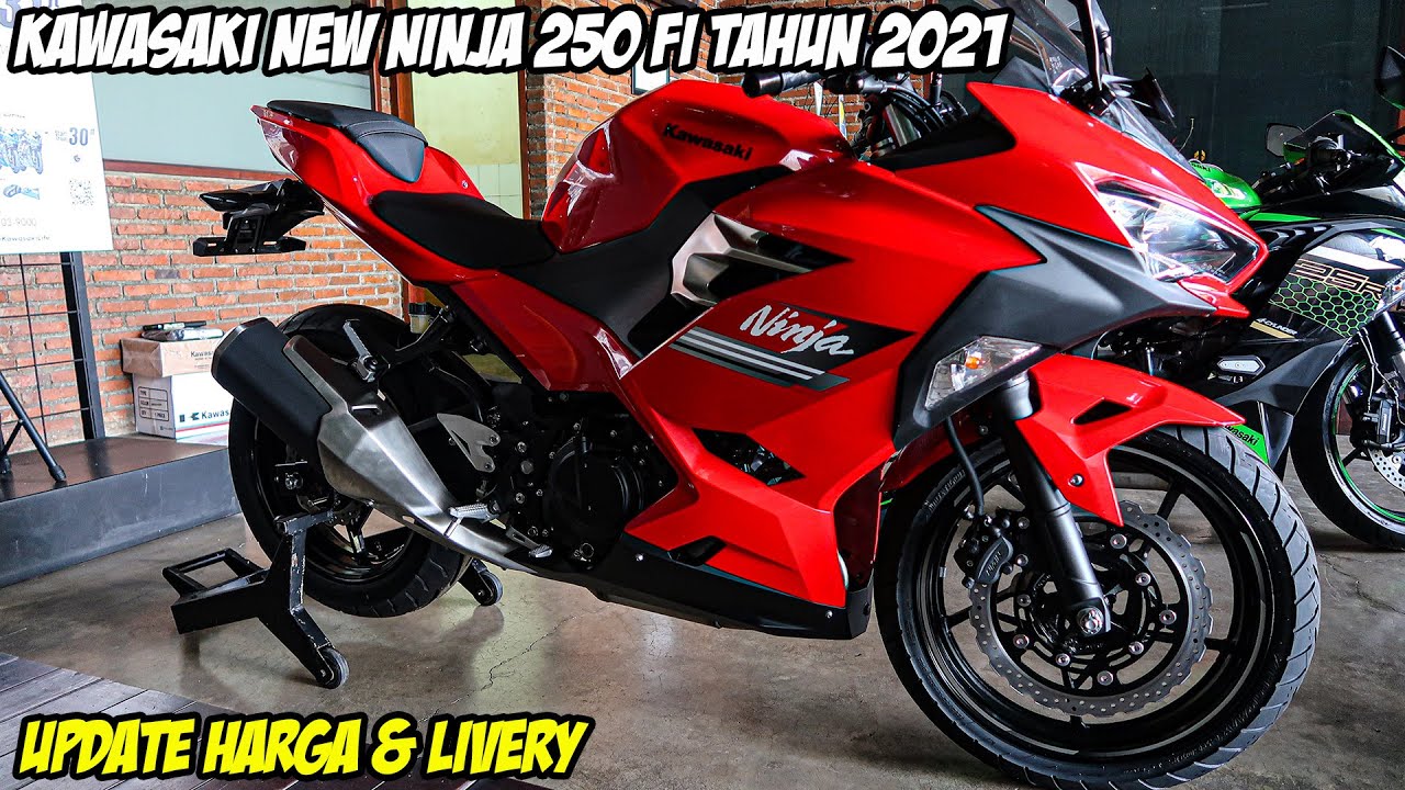 KAWASAKI NEW NINJA 250 FI TAHUN 2021 | NEW LIVERY MERAH GANTENG POL ...