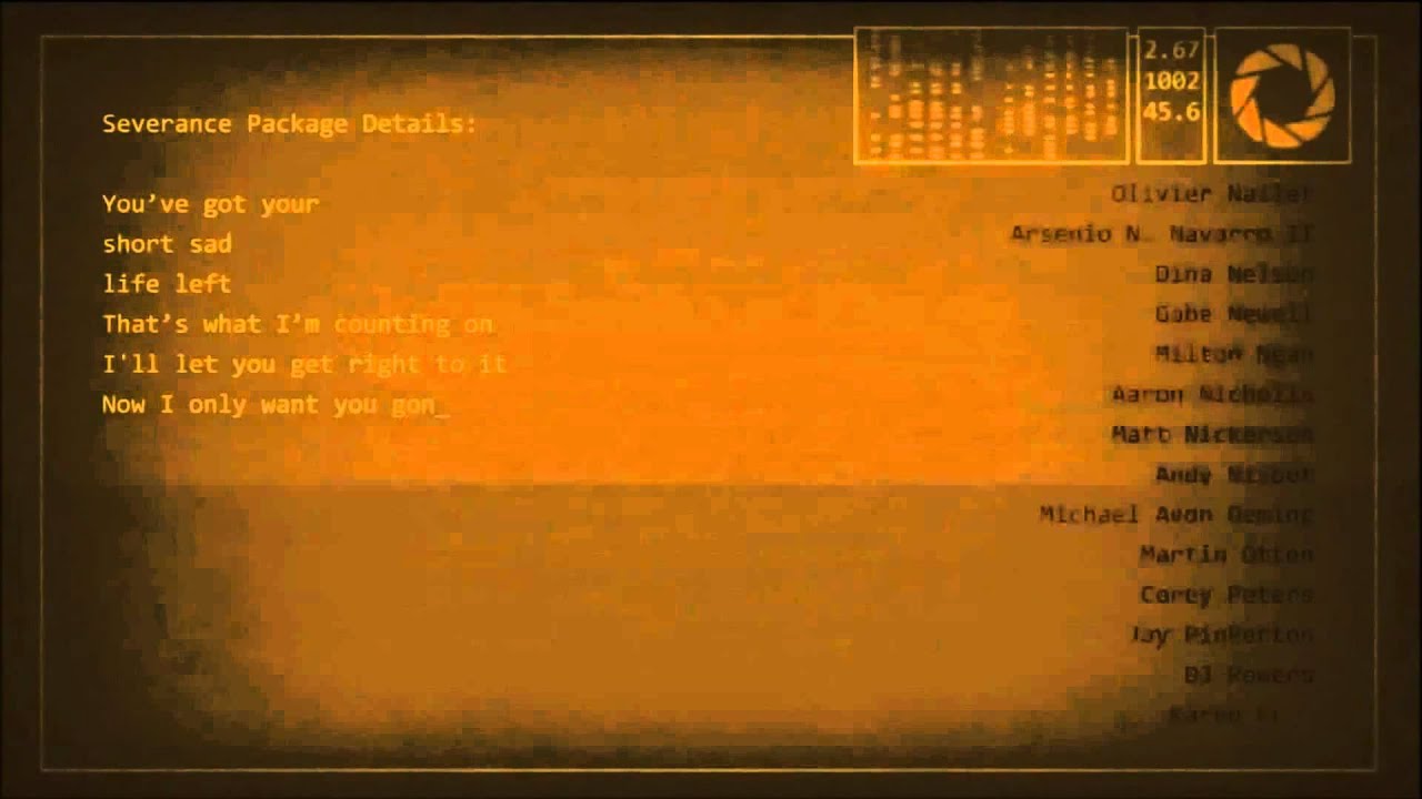 Jonathan Coulton & GLaDOS: Want you gone - Mashed Potato Duo - YouTube