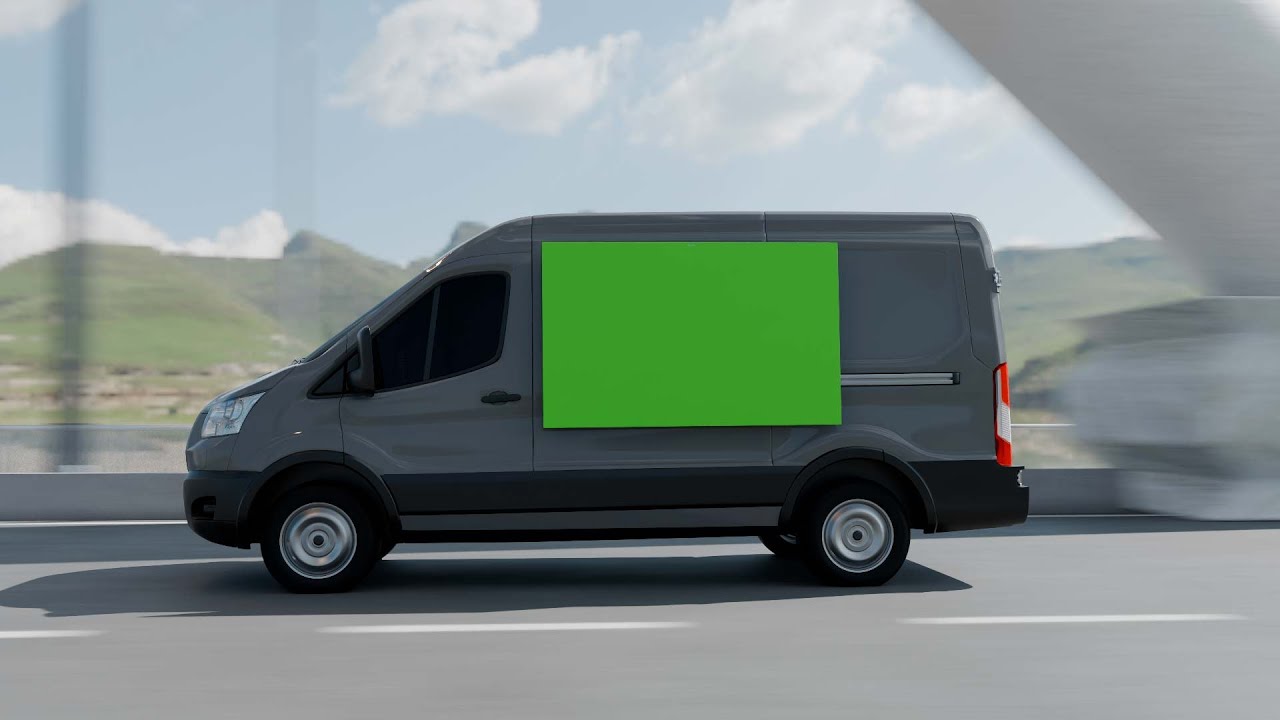 Green Screen Advertising Car Stock footage - YouTube