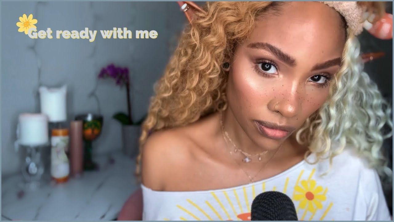 🧚🏽‍♀️ ASMR for Calming and Relaxation |💄GRWM | Whispering with Fast ...