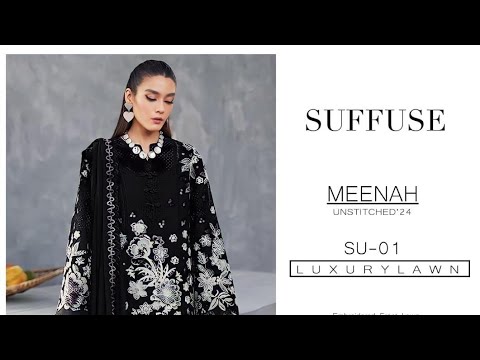 suffuse unstiched collection |meenah su_01 - YouTube