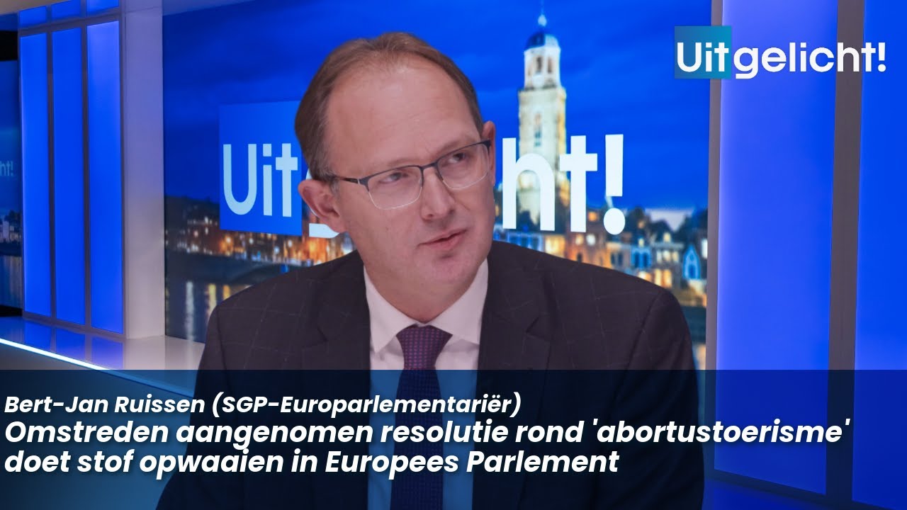 Uitgelicht! 19 december 2025 - Bert-Jan Ruissen over 'abortustoerisme ...