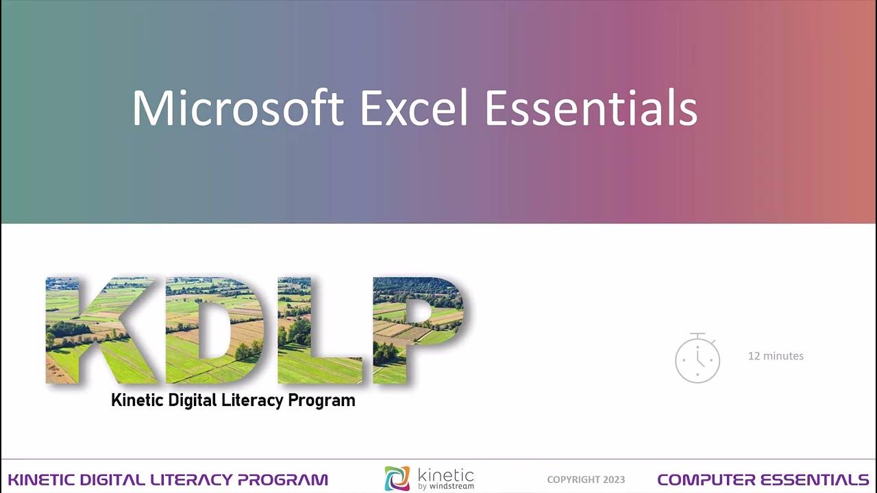 Microsoft Excel Essentials - YouTube