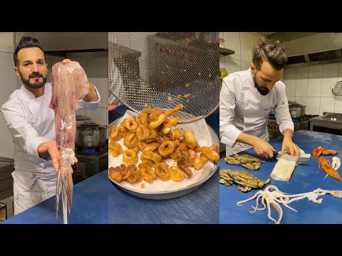 FRİED CALAMARİ. By chef faruk GEZEN. (Kalamar tava tarifi faruk şef)