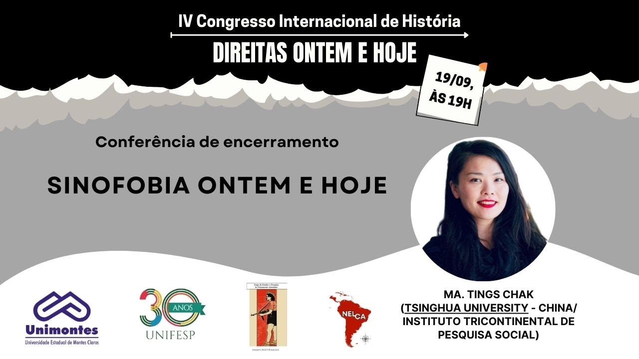 Conferência com a Ma. Tings Chak (Tsinghua University/Tricontinental ...