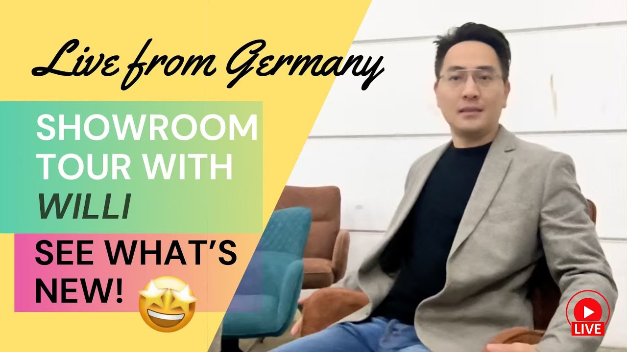 Tour Our German Showroom LIVE! | New ASKT Furniture Revealed - YouTube