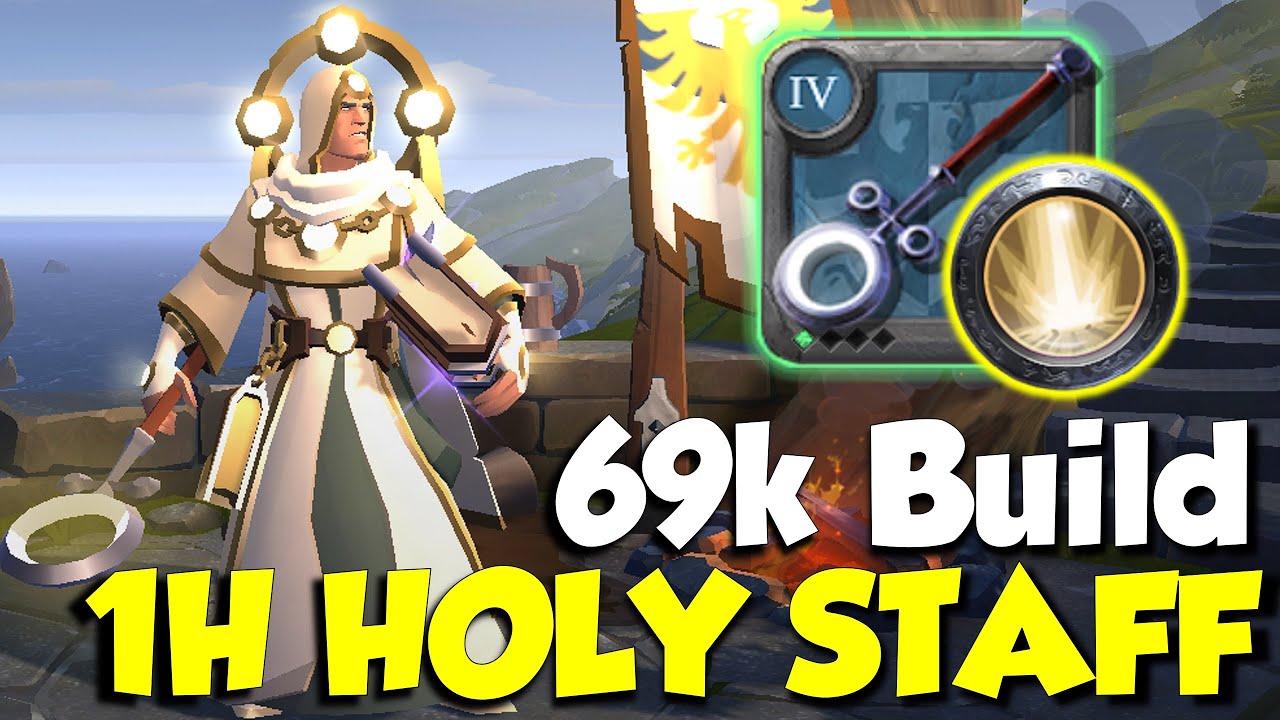 69k 1H Holy Staff Build | Solo PvP | Corrupted Dungeon Albion Online ...