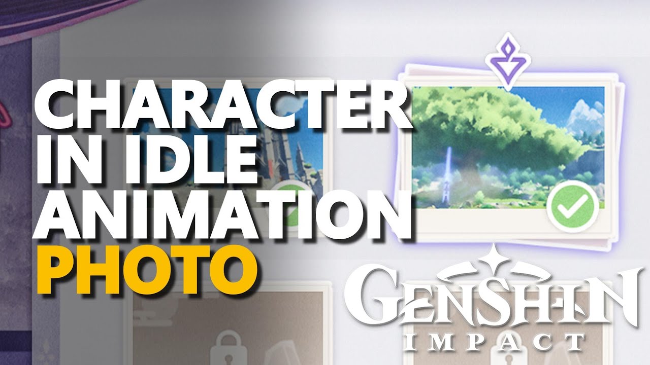 Character in idle animation Genshin Impact - YouTube