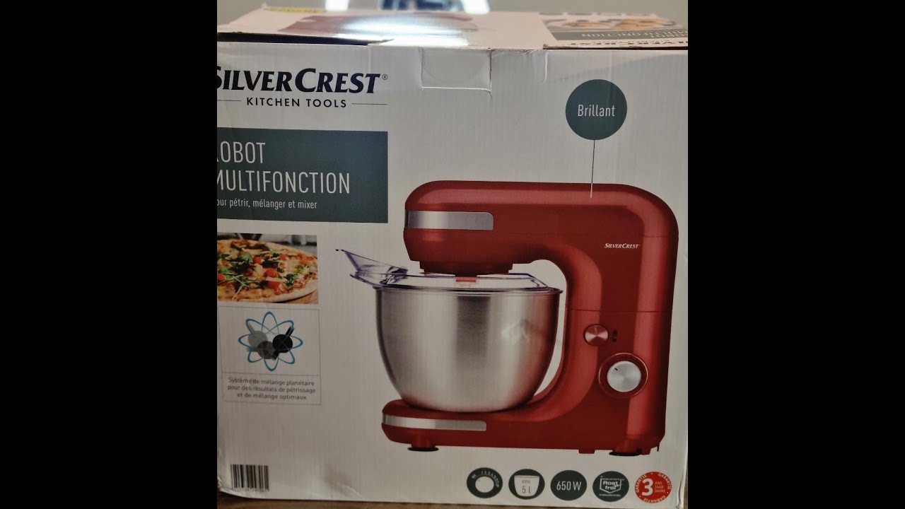 UNBOXING SILVERCREST MULTIFUNCTIONAL ROBOT STAND MIXER - YouTube