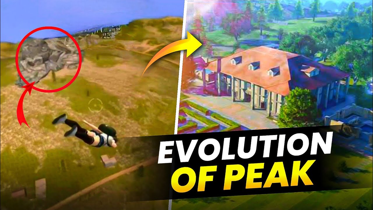 Evolution of peak in free fire | 2017 to 2024 - YouTube